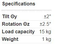 6TP116 - Multi-Axis Tilt Platform - (주)비엠레이저솔루션